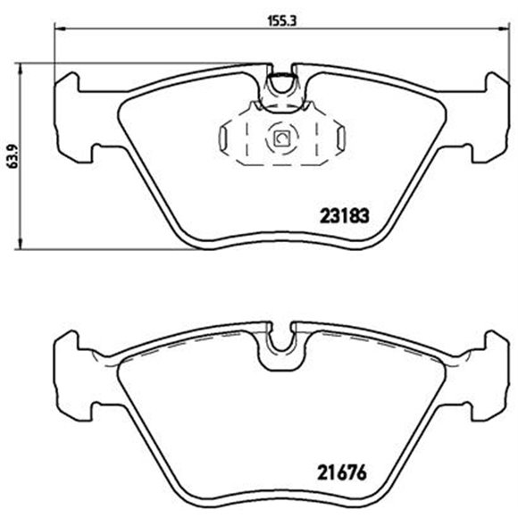 Klocki Brembo P 06 043
